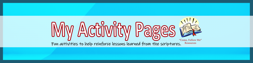 Primary Activity Pages | Resources for Leaders, Parents, and Children